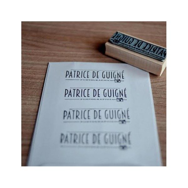 Tampon D'Après Visuel Pour Prénom | Tamporelle tampons personnalisés